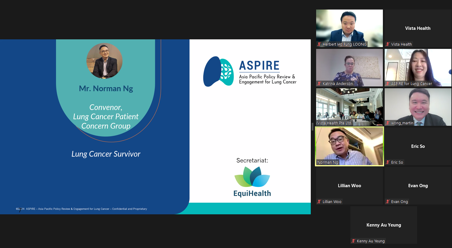 ASPIRE’s Official Launch Event held in Singapore | ASPIRE for Lung Cancer